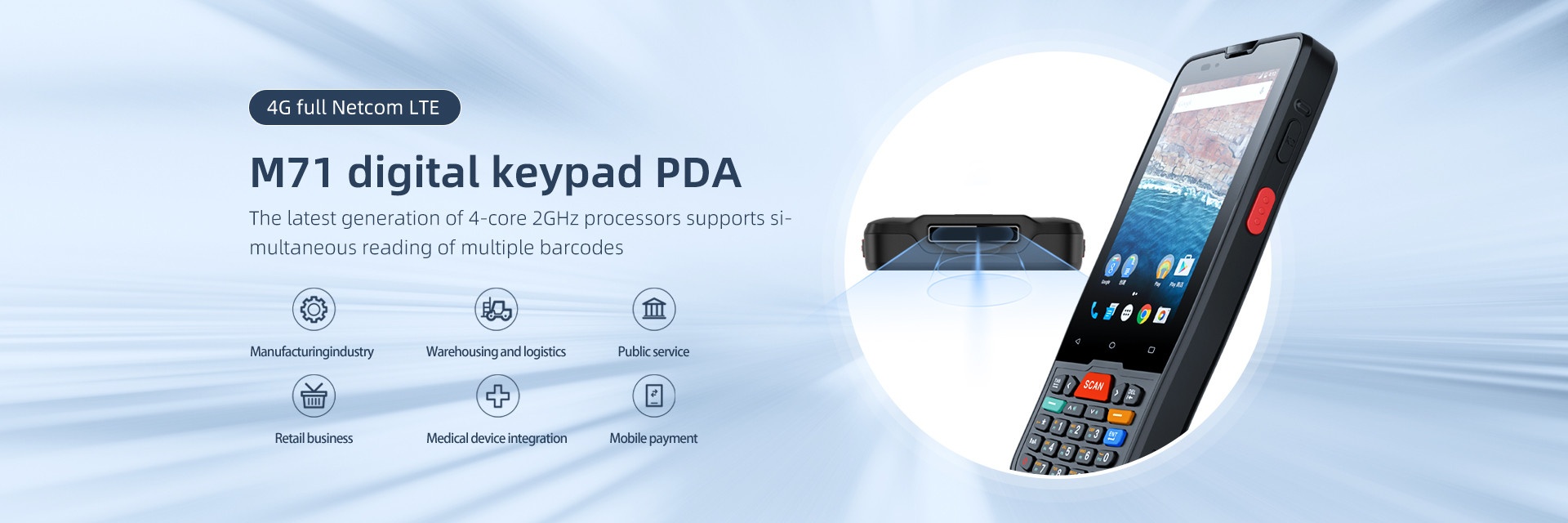 Quality Android PDA Scanner & PDA Barcode Scanner factory from China